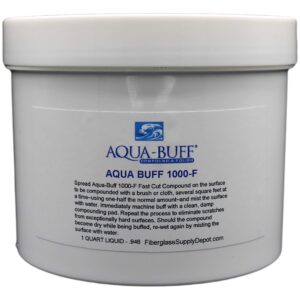 Fiberglass Supply Depot Aquabuff 1000 - Compound and Polish - Quart