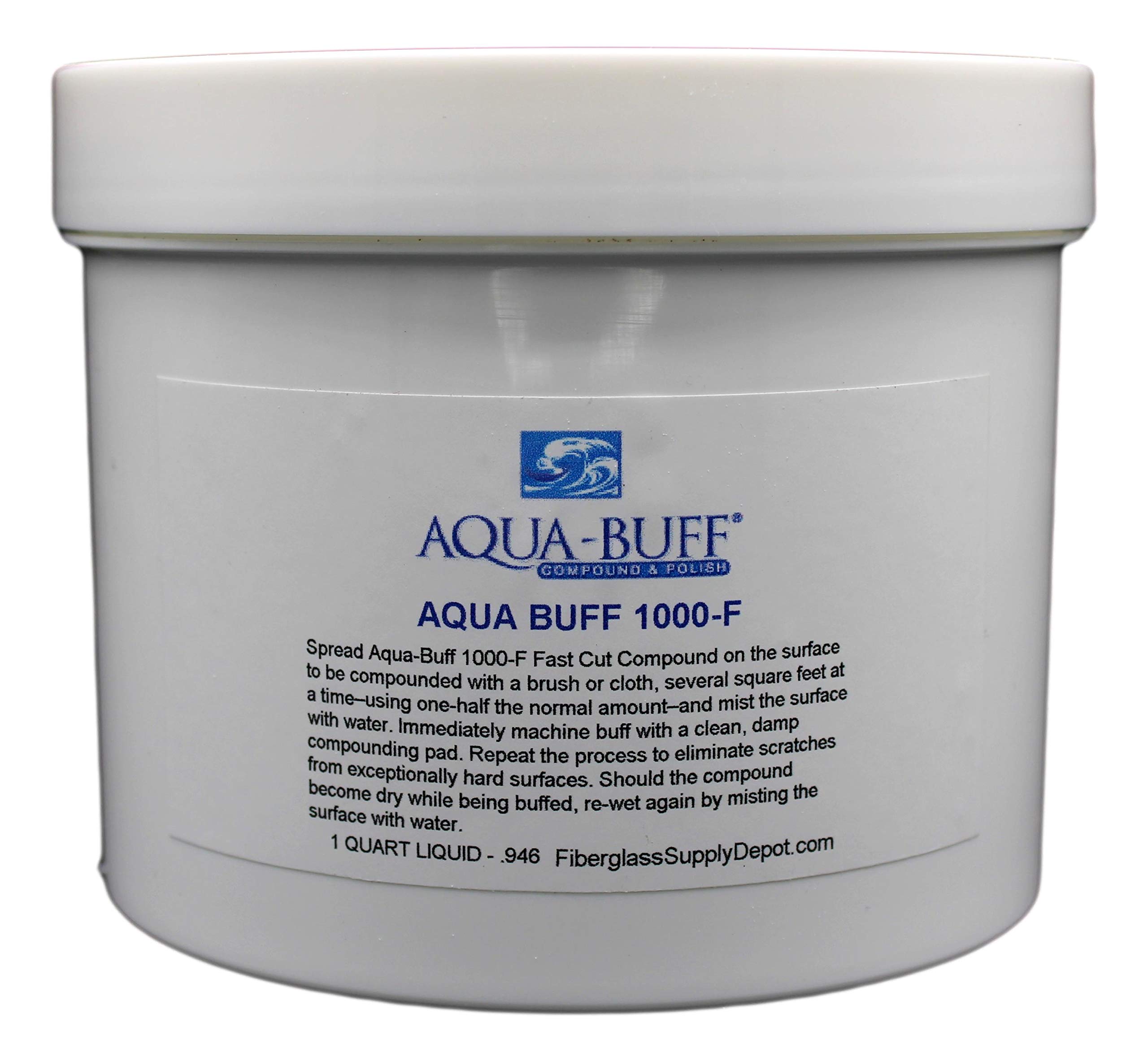 Fiberglass Supply Depot Aquabuff 1000 - Compound and Polish - Quart