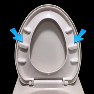 Apure Bidet Toilet Seat Bumper for Bidet with Strong Adhesive (4pcs)