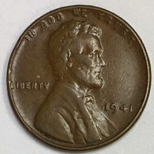 1941 P Lincoln Wheat Penny Average Circulated Good to Fine