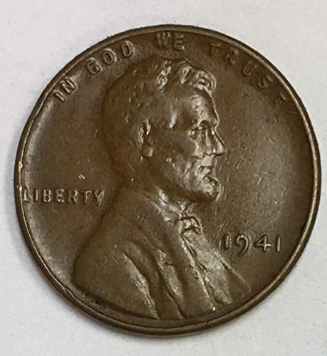 1941 P Lincoln Wheat Penny Average Circulated Good to Fine