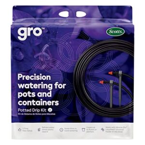 Gro Smart Precision Watering Solutions Potted Drip Kit, Bluetooth/Wi-Fi Enabled