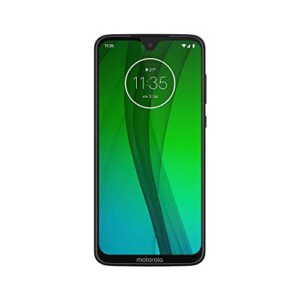 motorola moto g7 (64gb, 4gb ram) dual sim 6.2" 4g lte (gsm only) factory unlocked smartphone international model xt1962-4 no warranty (ceramic black)