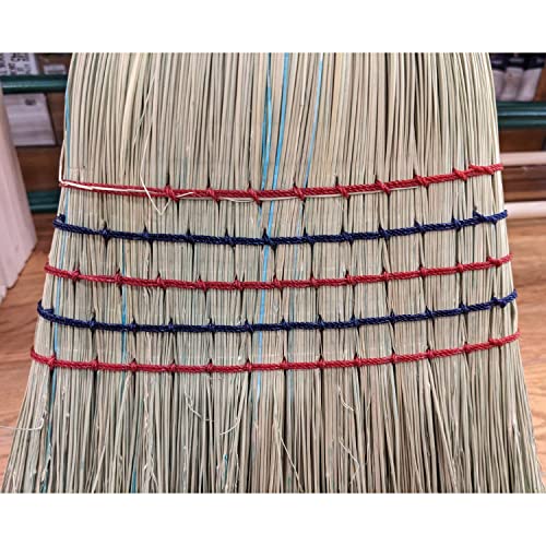 Lehman's Amish-Made Barn Broom - Large Authentic Corn Straw Broom with Hardwood Handle, Natural, 57 inches