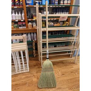 Lehman's Amish-Made Barn Broom - Large Authentic Corn Straw Broom with Hardwood Handle, Natural, 57 inches