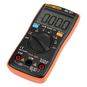 Yosooo ANENG AN8008 True-RMS Digital Multimeter AC DC Voltage Ammeter Current Ohm Meter Test Diodes Transistors Temperature Red