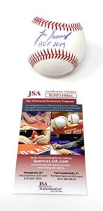 lee smith st louis cardinals chicago cubs signed autograph official mlb baseball hof inscribed jsa witnessed certified