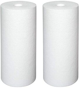 2 pack sediment water filter 10" compatible with dupont wfhd13001b,pentek dgd series, rfc series,culligan rfc-bbsa,whirlpool whkf-gd25bb