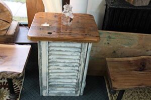 barn wood kitchen island