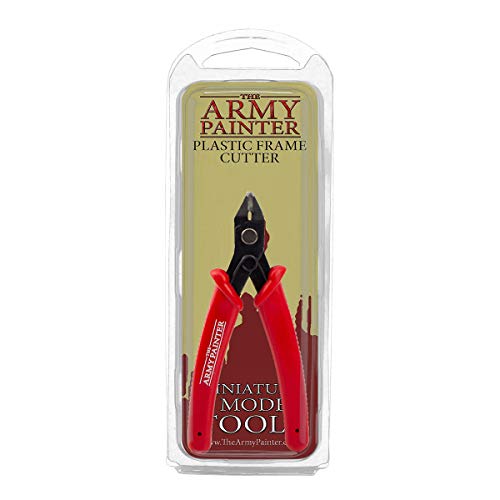 The Army Painter Plastic Frame Cutter - Wire Cutters Heavy Duty for Craft and Plastic Miniature, Side Cutters Flush Cut Pliers with Safety Grip - Precision Flush Cutter Nippers