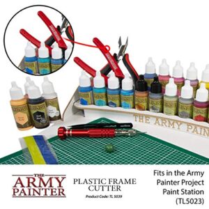 The Army Painter Plastic Frame Cutter - Wire Cutters Heavy Duty for Craft and Plastic Miniature, Side Cutters Flush Cut Pliers with Safety Grip - Precision Flush Cutter Nippers