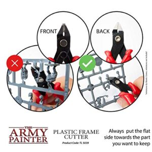 The Army Painter Plastic Frame Cutter - Wire Cutters Heavy Duty for Craft and Plastic Miniature, Side Cutters Flush Cut Pliers with Safety Grip - Precision Flush Cutter Nippers