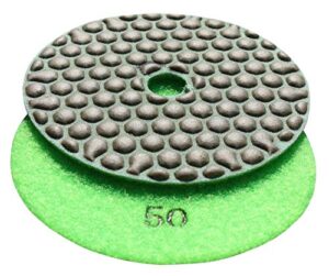 stadea dry diamond polishing pad 4"grit 50 for stone glass marble concrete polishing