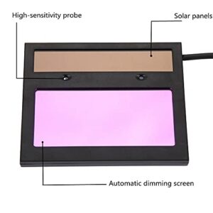 Solar Auto Darkening Welding Lens Panel Welding Helmet Mask Automation Filter Shade Eyes Goggles (TX500C)