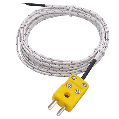 Twidec/3pcs 3M K-Type Sensor Probe for Thermocouple Thermometer&Meter ，Temperature Range: -50~400 °C（-58~752℉） TP-W-01