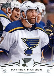 2018-19 upper deck #408 patrick maroon st. louis blues hockey card