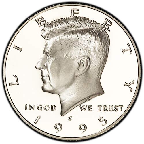 1995 S Clad Proof Kennedy Half Dollar Choice Uncirculated US Mint