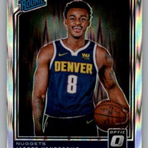 2018-19 Donruss Optic Shock Basketball #151 Jarred Vanderbilt Denver Nuggets Rated Rookie Official NBA Trading Card Produced By Panini