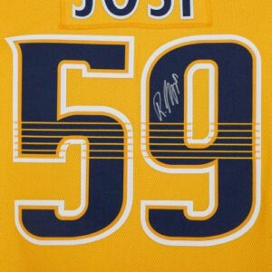 Roman Josi Nashville Predators Autographed Gold Fanatics Breakaway Jersey - Autographed NHL Jerseys