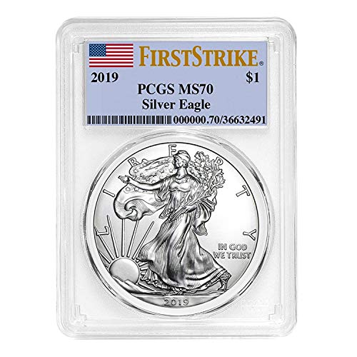 2019 American Silver Eagle First Strike $1 MS-70 PCGS