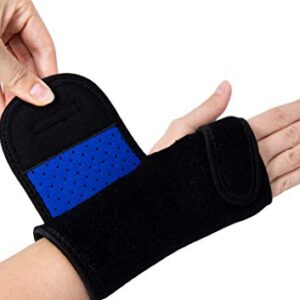 RiptGear Carpal Tunnel Wrist Brace Support - Adjustable Wrist Brace for Women and Men - Hand & Wrist Splint Compression Support for Tendonitis Wrist Brace for Carpal Tunnel - Left Hand