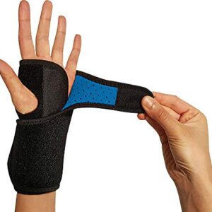 RiptGear Carpal Tunnel Wrist Brace Support - Adjustable Wrist Brace for Women and Men - Hand & Wrist Splint Compression Support for Tendonitis Wrist Brace for Carpal Tunnel - Left Hand