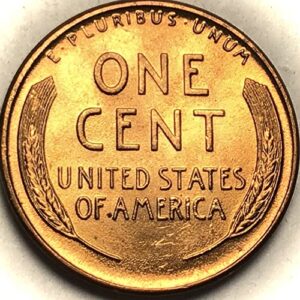 1945 D Lincoln Wheat Cent Red Penny Seller Mint State