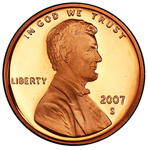 2007 S Proof Lincoln Memorial Cent Choice Uncirculated US Mint