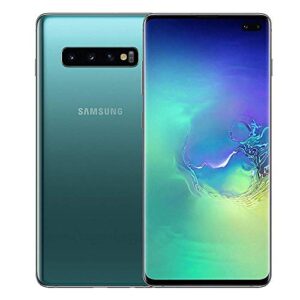 samsung galaxy s10+ plus 128gb / 8gb ram sm-g975f hybrid/dual-sim (gsm only, no cdma) factory unlocked 4g/lte smartphone - international version (prism green, 128gb)