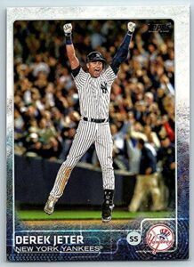 2015 topps #1 derek jeter yankees mlb baseball card nm-mt