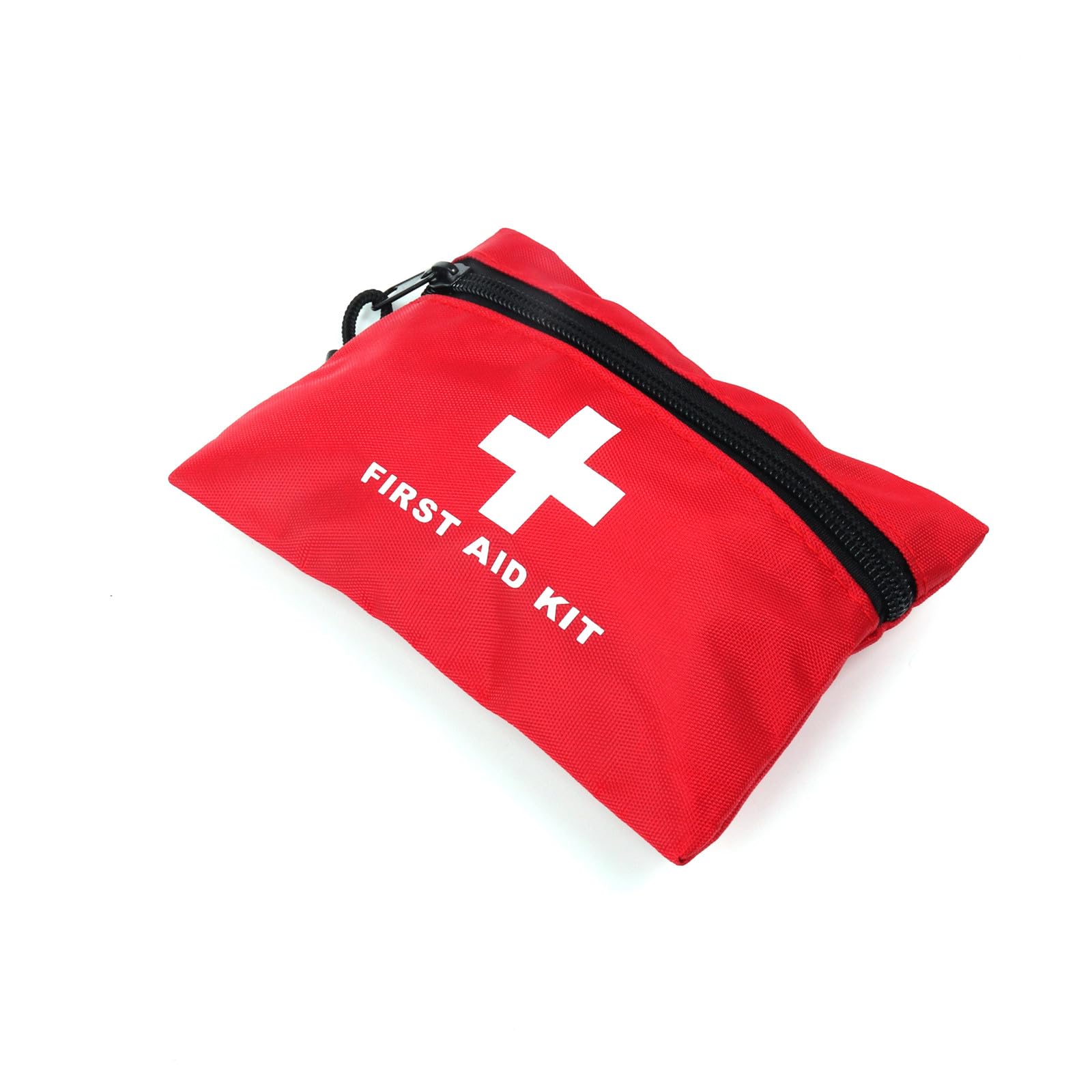 PAXLAMB Red First Aid Bag Empty First Aid Kit Empty Waterproof First Aid Pouch Small Mini for First Aid Kits Pack Emergency Hiking Backpacking Camping Travel Car Cycling (Red, 6x4.3Inch)