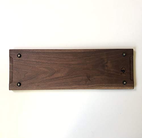 Great Lakes Black Walnut Charcuterie Board 20 x 6.5 x 1 With Built in Handles and Rubber Feet