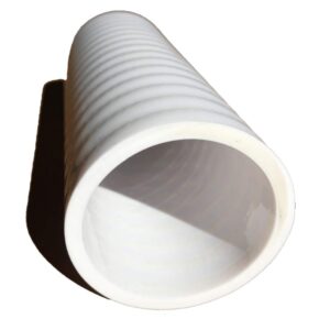 TEKTUBE® Schedule 40 Ultra Flex PVC Pipe - 10 ft Long (2" Dia, White)