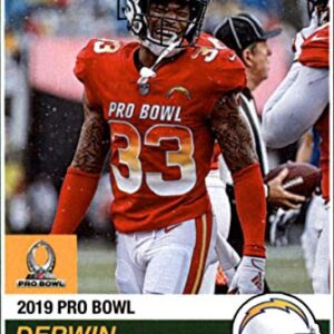 2018 Panini Instant NFL Pro Bowl 1989 Score Design Football #15 Derwin James RC Rookie San Diego Chargers Official NFL Football Trading Card ONLINE E