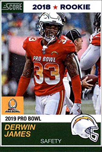 2018 Panini Instant NFL Pro Bowl 1989 Score Design Football #15 Derwin James RC Rookie San Diego Chargers Official NFL Football Trading Card ONLINE E