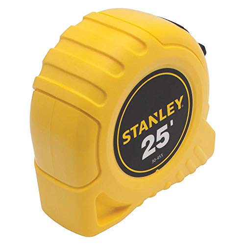 6 Pack Stanley 30-455 25' X 1" High-Visibility Tape Measure - Yellow