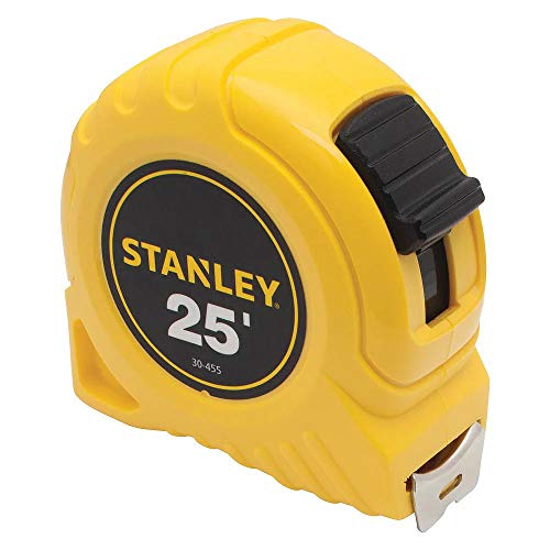 6 Pack Stanley 30-455 25' X 1" High-Visibility Tape Measure - Yellow