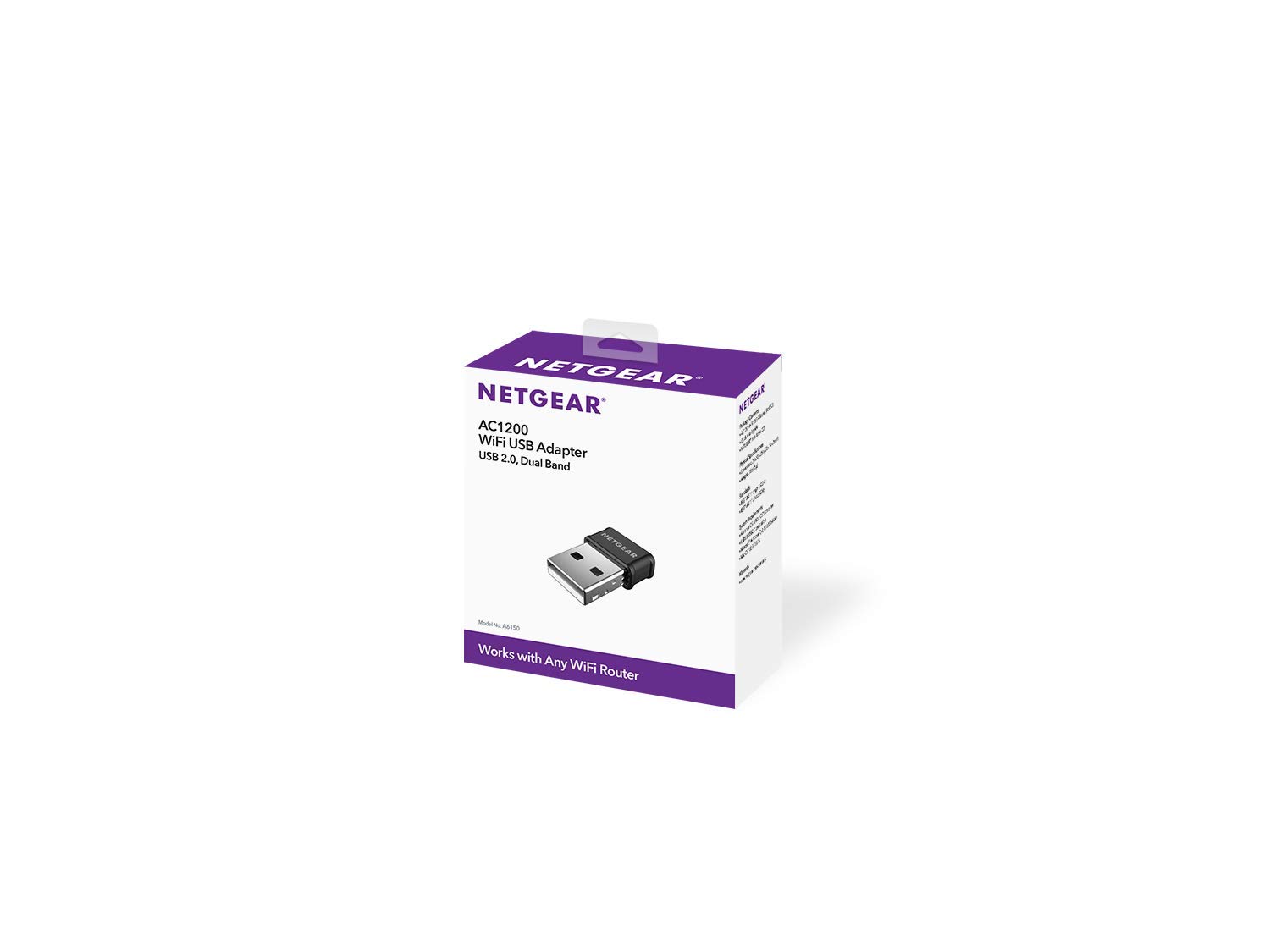 Netgear Wi-Fi A6150 AC1200 USB Adapter (A6150-100PAS)