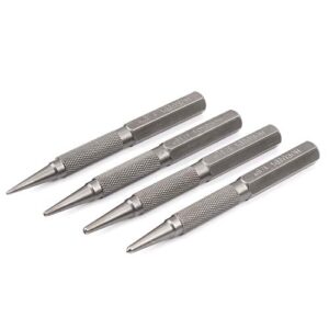 horusdy 4-piece nail setter punch and center punch set