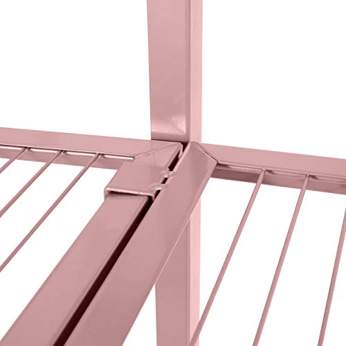 Origami Connection Bridge Racks for R3 Series 3-Shelf Small Storage Rack | Extend Your Racks 31 inches | (2 Pack) - Rose Gold