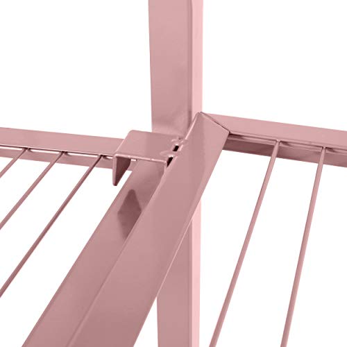 Origami Connection Bridge Racks for R3 Series 3-Shelf Small Storage Rack | Extend Your Racks 31 inches | (2 Pack) - Rose Gold