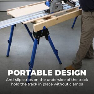 Kreg ACS2000 Adaptive Cutting System, Saw & Guide Track Kit - Circular Saw with Guide Rail System - Aluminum Saw Guide Track - Carpenter Tools