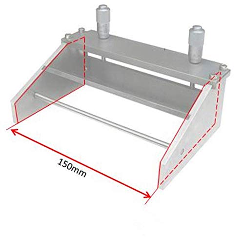 150mm Adjustable Film Coating Applicator Film Coater with Micrometer Wet Film Preparation Device 0-3500μm Width (film casting doctor blade)