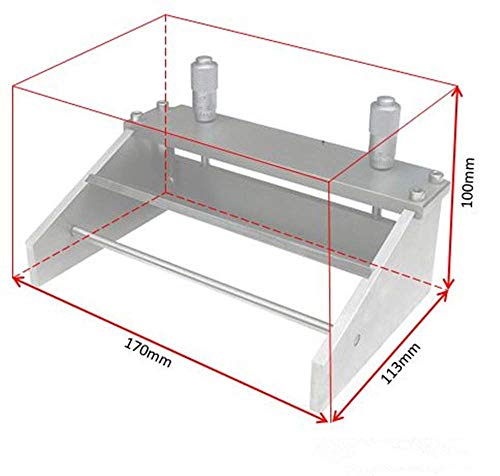 150mm Adjustable Film Coating Applicator Film Coater with Micrometer Wet Film Preparation Device 0-3500μm Width (film casting doctor blade)