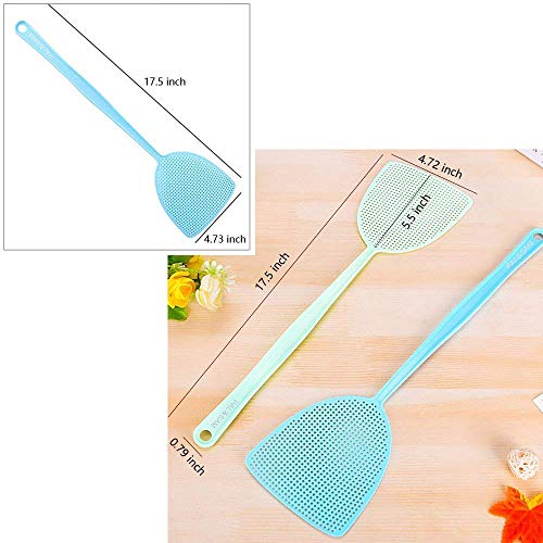 PAL&SAM Fly Swatter, Strong Flexible Manual Swat Set, Assorted Colors (5 Pack)