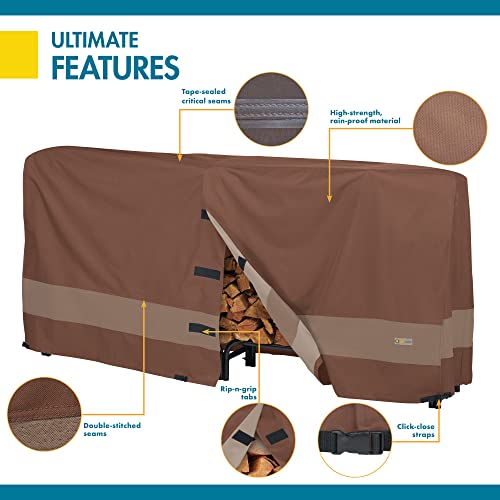 Duck Covers Ultimate Waterproof Log Rack Cover, 98 Inch