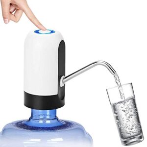 water bottle pump, electric drinking water pump water cooler bottle pump, 5 gallon water jug dispenser battery with switch, portable wireless mini dispenser for home/kitchen/office/camping