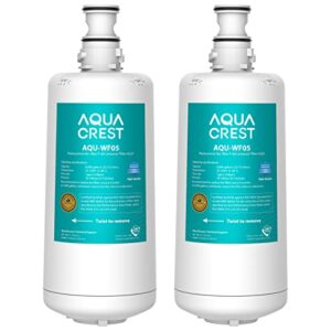 aquacrest f-601r filter cartridge, nsf/ansi 42 certified, replacement for f-601r filter cartridge (pack of 2), model no.wf05.