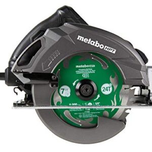 Metabo HPT Circular Saw | 7-1/4-Inch | 15-Amp Motor | 6800 RPM | Electric Brake | Dust Blower | C7BUR