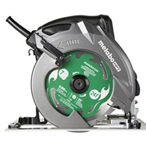 Metabo HPT Circular Saw | 7-1/4-Inch | 15-Amp Motor | 6800 RPM | Electric Brake | Dust Blower | C7BUR